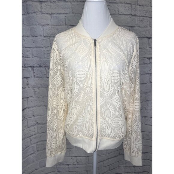 torrid | Jackets & Coats | Torrid Crochet Bomber Jacket New Size 2 ...